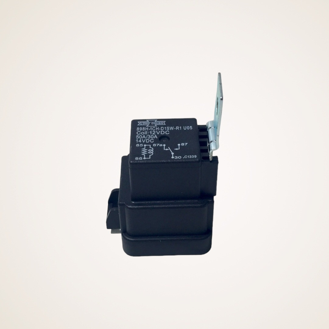 RELÉ AUTOMOTIVO 50A-30A 12VDC - 898H-1CH-D1SW-R1 - SONG CHUAN Cód. B11793