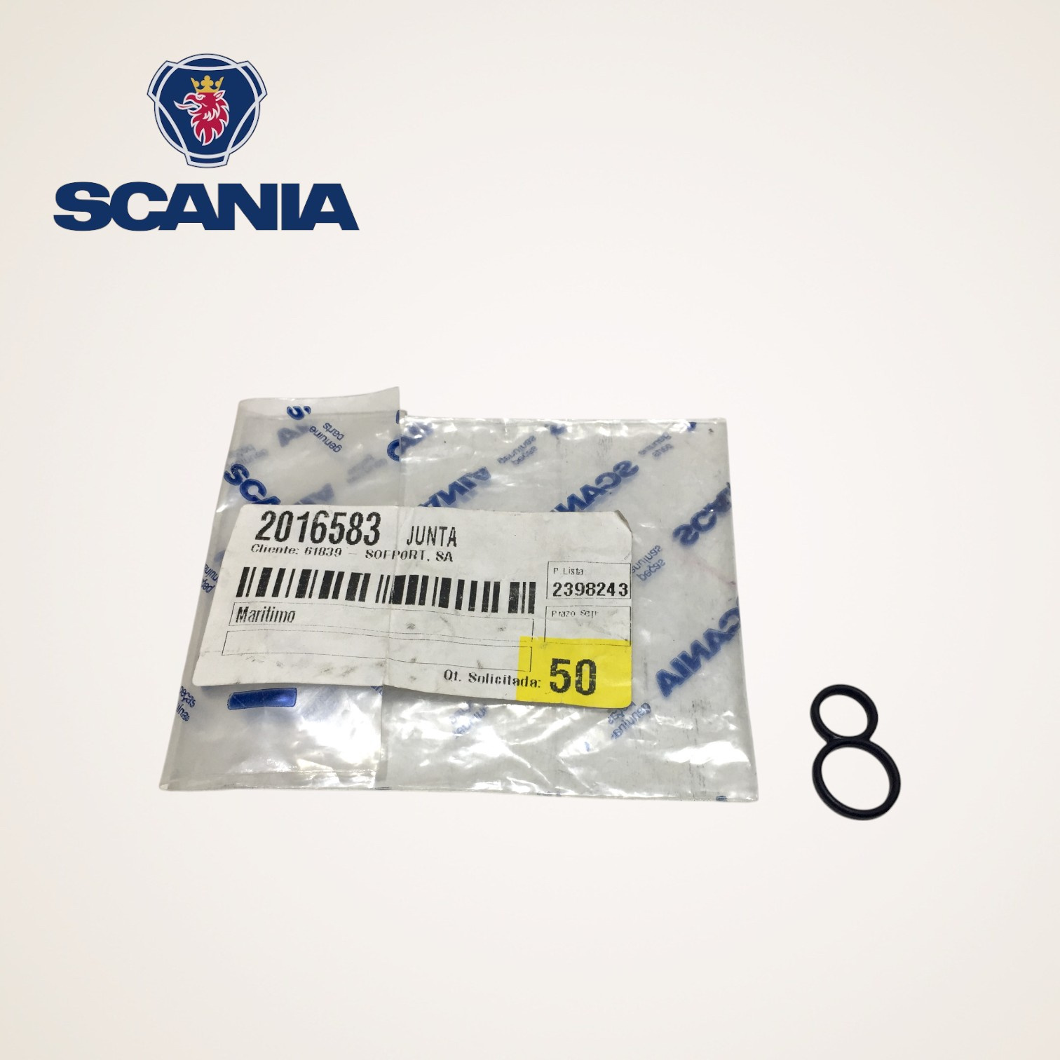 JUNTA COLETOR COMBUSTÍVEL ORIGINAL SÉRIE 4/L-P-G-R-S-T - 2016583 ...